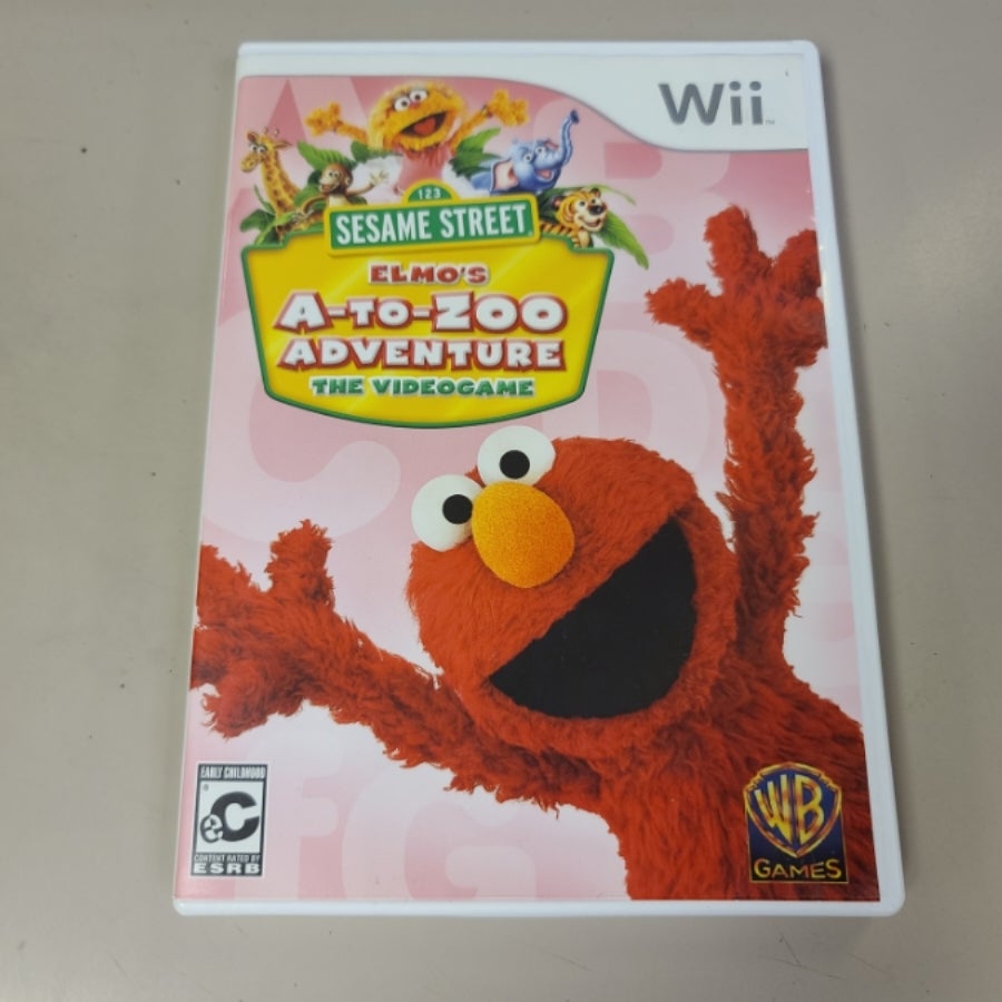 Sesame Street Elmo's A-to-Zoo Adventure the Videogame (NoManual) (Wii ...